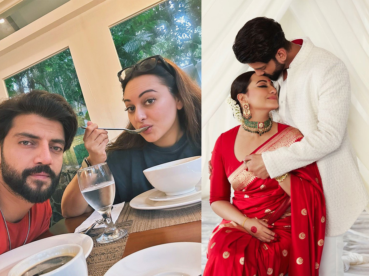 గత నెలలో పెళ్లి.. భర్తతో విదేశాలకు చెక్కేసిన హీరోయిన్‌ (ఫోటోలు) | Actress Sonakshi Sinha ...